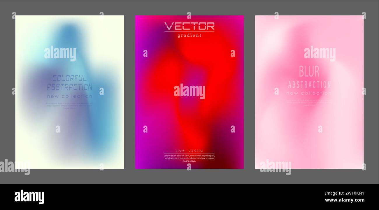 The gradient. Colorful blur, background for the title pages of a book ...