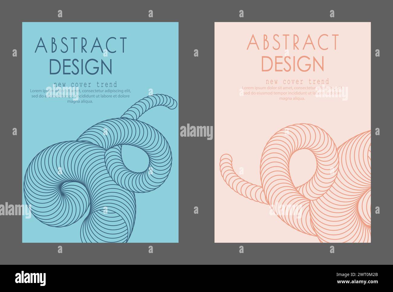 The dynamic shape of the parallel lines creates the illusion of volume ...