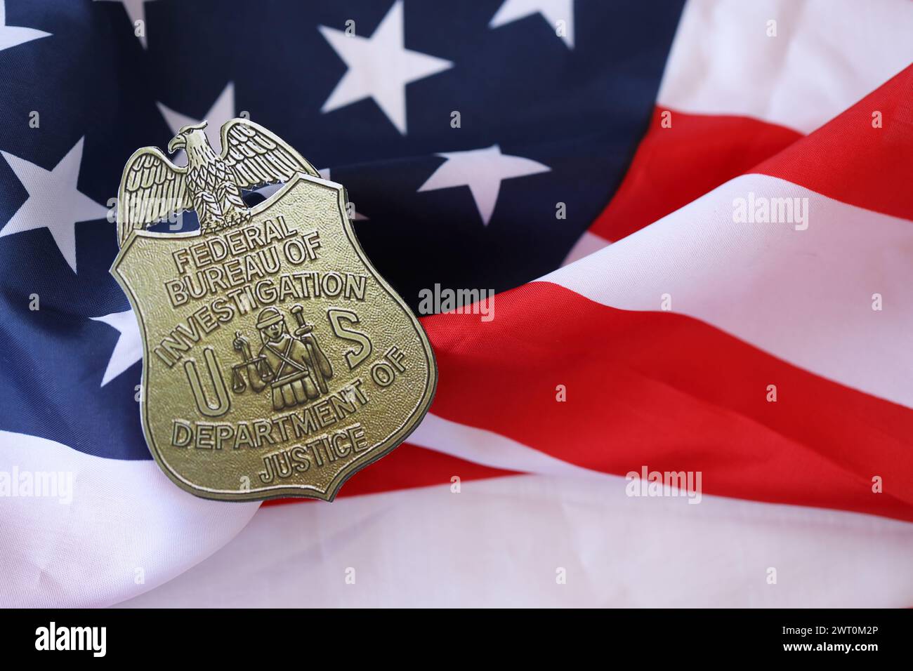 KYIV, UKRAINE - MARCH 9, 2024 US FBI Federal Bureau of Investigation ...