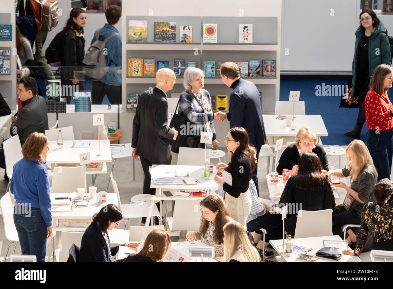 Meetings and book deals on the Penguin Random House book trade stand ...