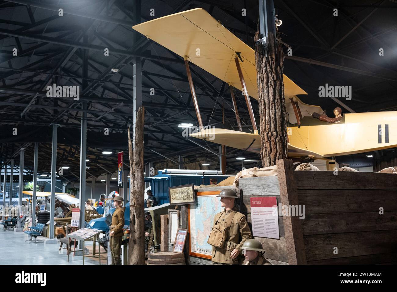 Vincennes, IN, USA, March 7, 2024: Indiana Military Museum is home to ...