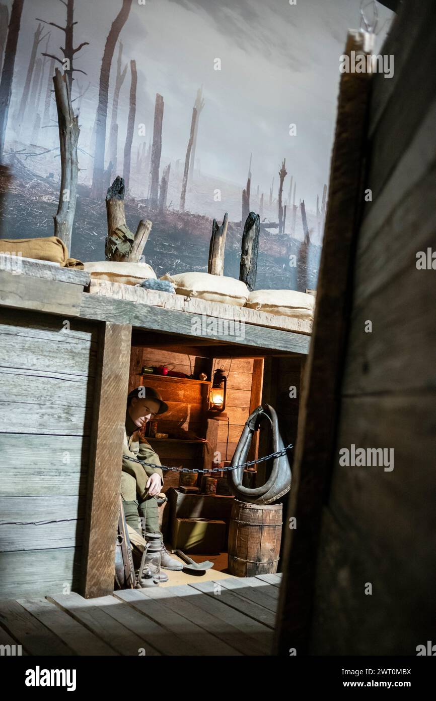 Vincennes, IN, USA, March 7, 2024: Indiana Military Museum is home to ...