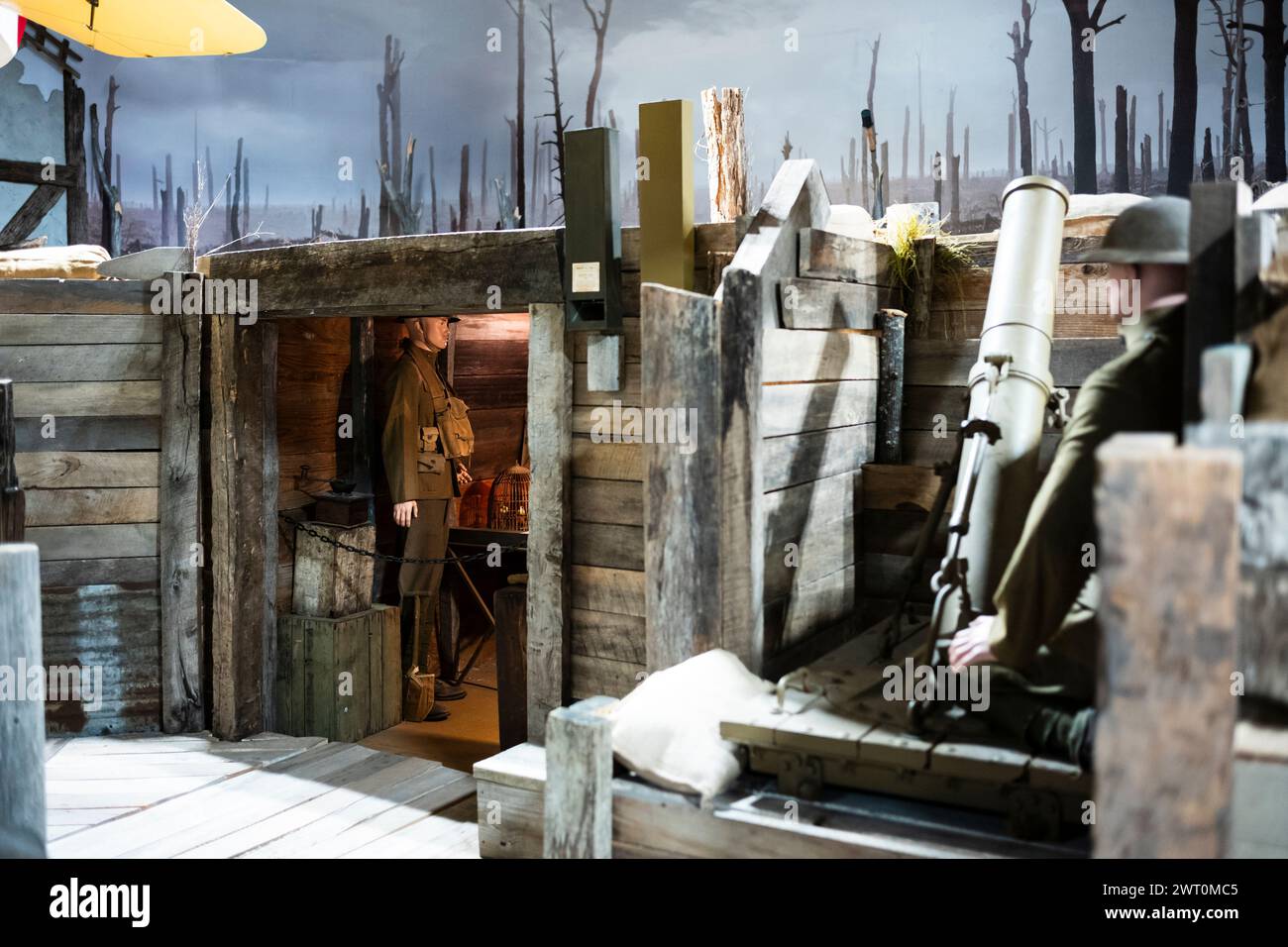 Vincennes, IN, USA, March 7, 2024: Indiana Military Museum is home to ...