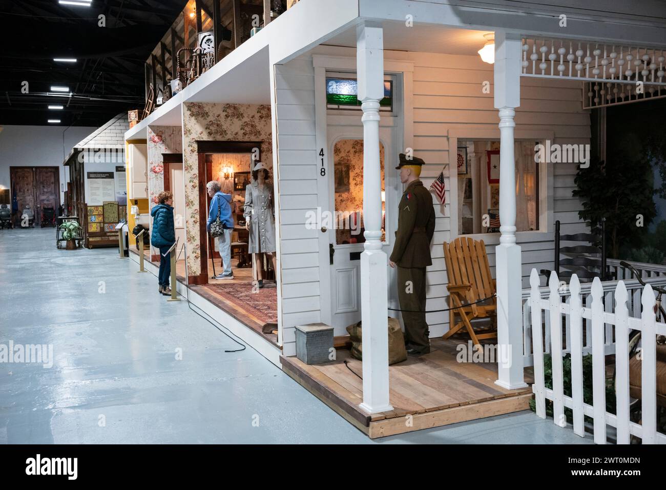 Vincennes, IN, USA, March 7, 2024: Indiana Military Museum is home to ...