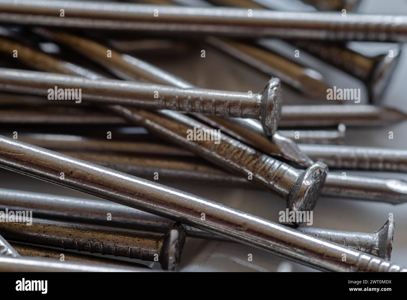 Long metal nail hi-res stock photography and images - Alamy