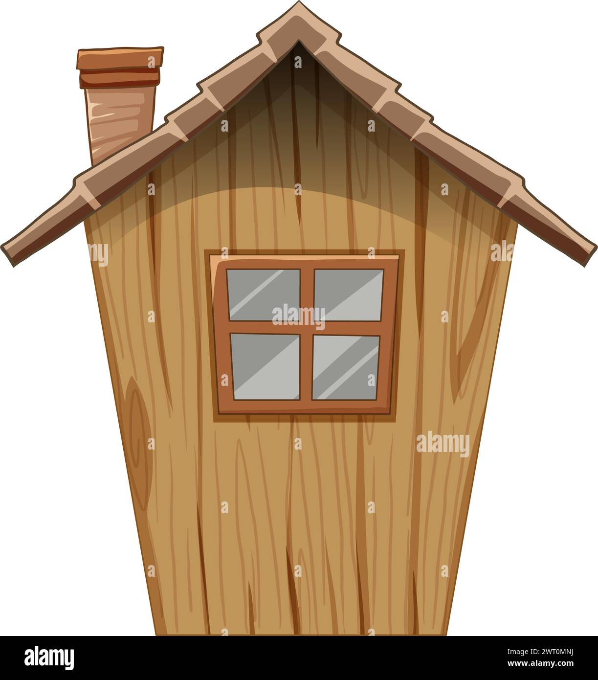 Small wooden house housing Stock Vector Images - Alamy