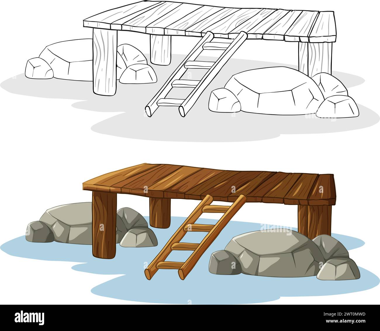 Serene mist Cut Out Stock Images & Pictures - Alamy