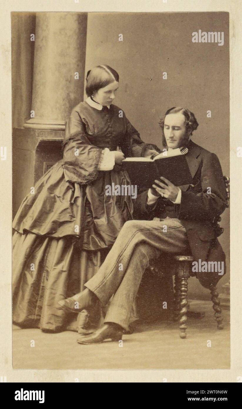 Evan and Lady Frances Baillie. Attributed to André Adolphe-Eugène ...