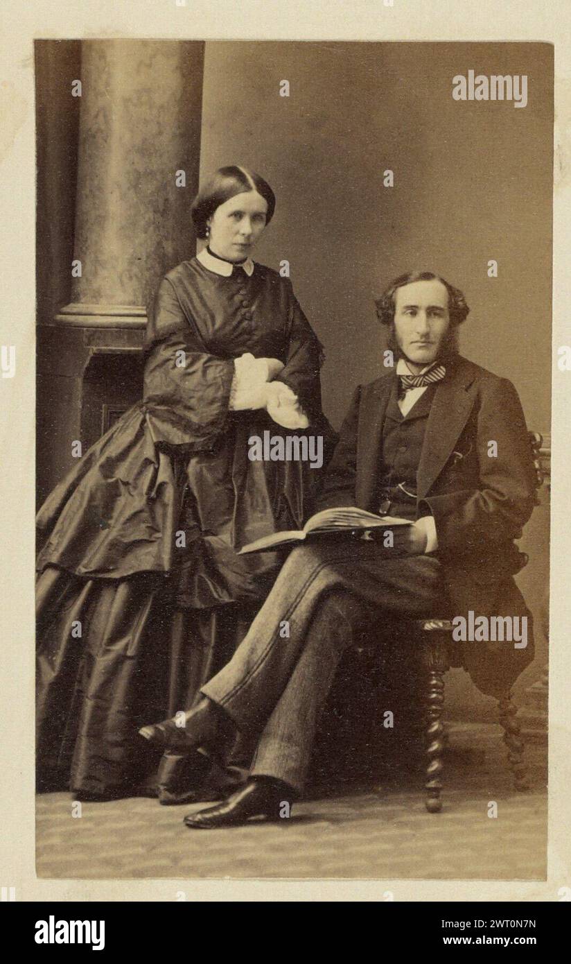 Evan and Lady Frances Baillie. Attributed to André Adolphe-Eugène ...