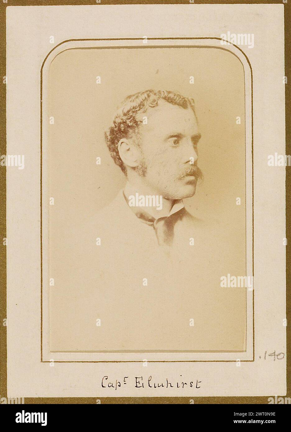 Captain Elmhirst. Alexander Bassano, photographer (British, born Italy ...