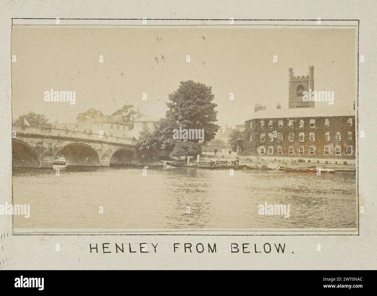Henley from Below. Henry W. Taunt, photographer (British, 1842 - 1922 ...