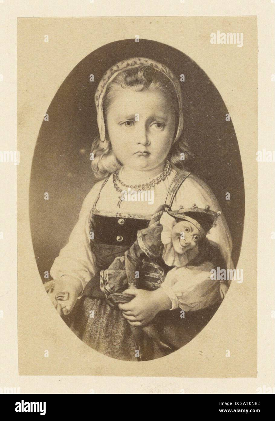 "Grief". Unknown, photographer about 1870–1890 Painting of a young girl ...