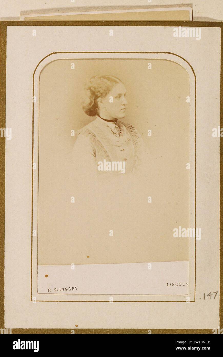 1869 portrait woman england hi-res stock photography and images - Alamy