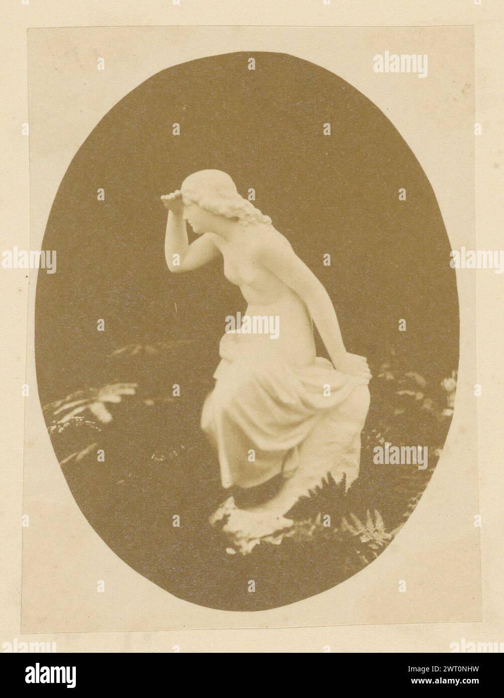 Sunshine. Unknown, photographer 1854–1856 A neo-classical statue of a ...