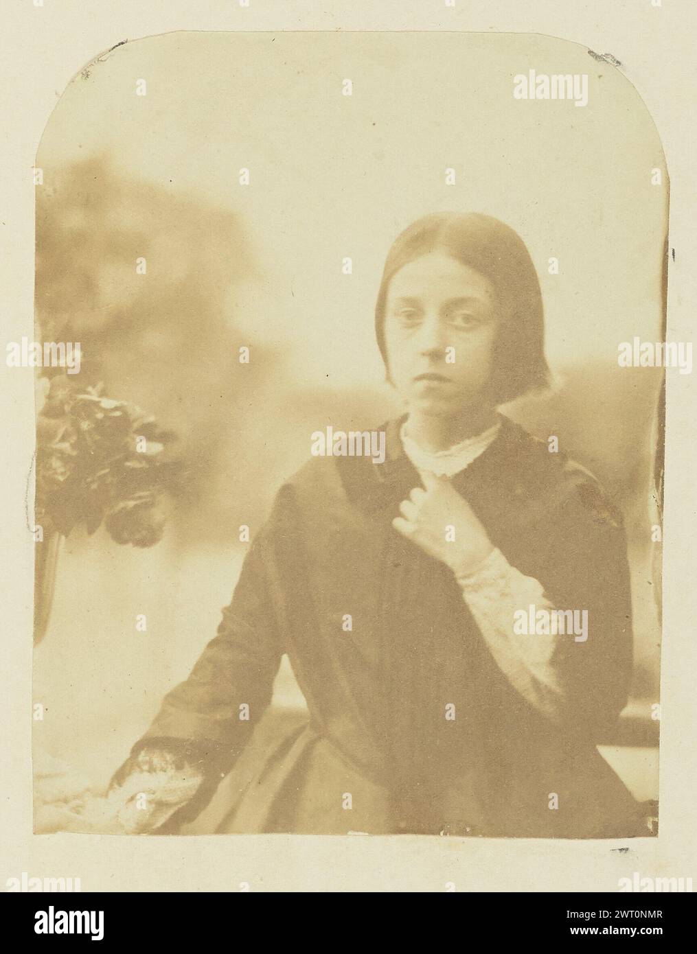 Portrait of young woman. Sir John Joscelyn Coghill, photographer (Irish ...