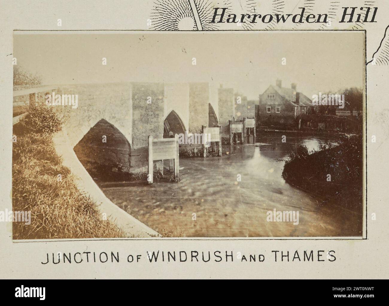 Junction of Windrush and Thames. Henry W. Taunt, photographer (British ...