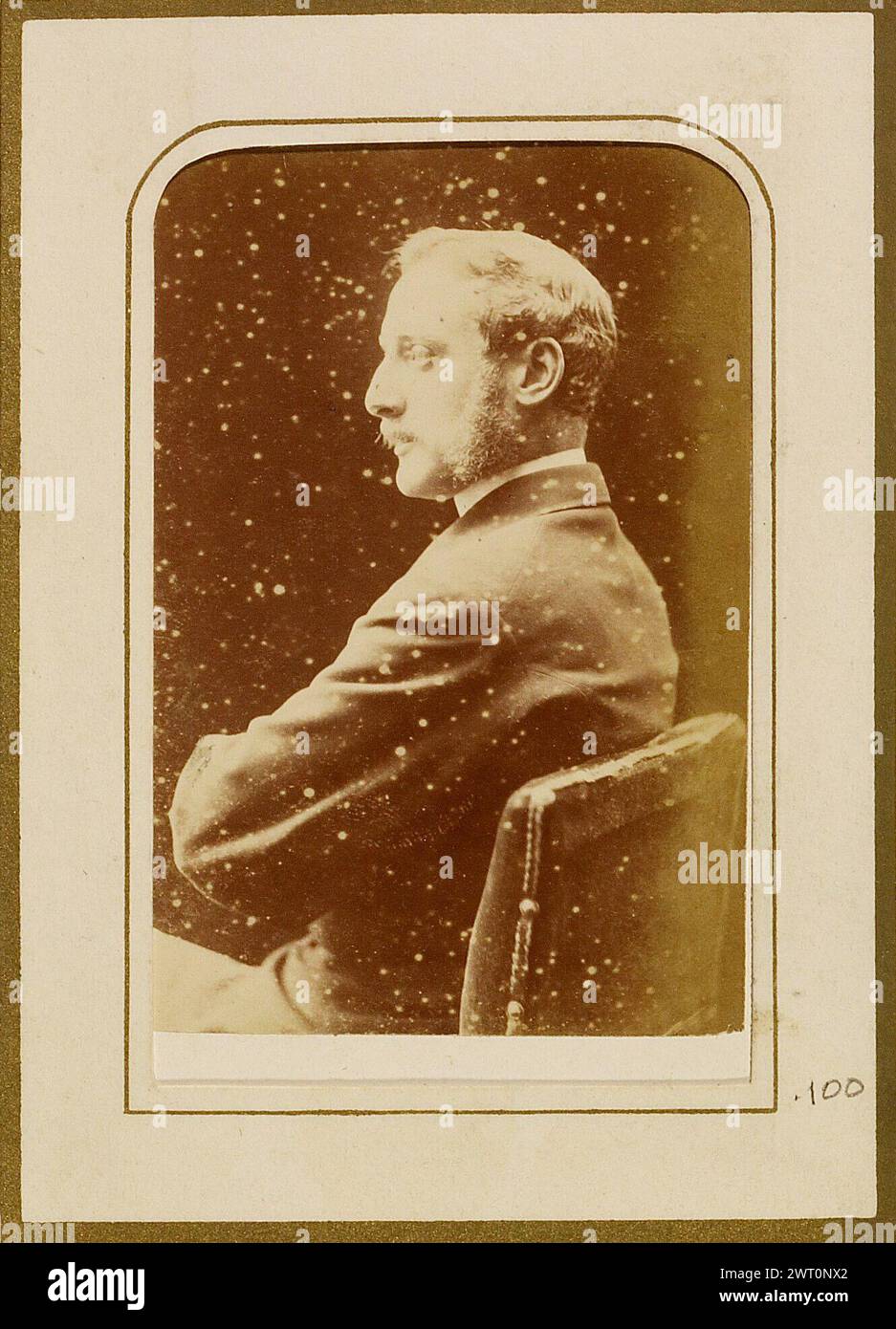 Portrait of a man. Alexander Bassano, photographer (British, born Italy ...