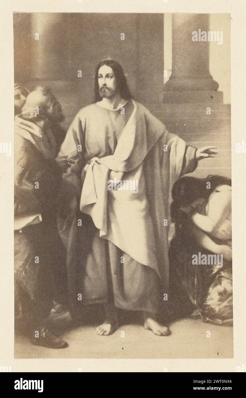 Painting of Jesus. Unknown, photographer about 1865–1885 Painting of ...