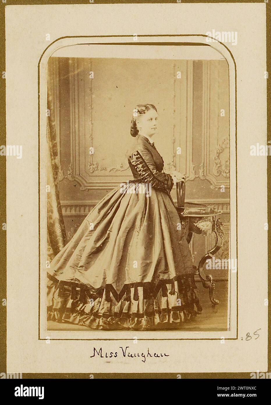 Miss Vaughan. Sergei Luvovich Levitsky, photographer (Russian, 1819 ...