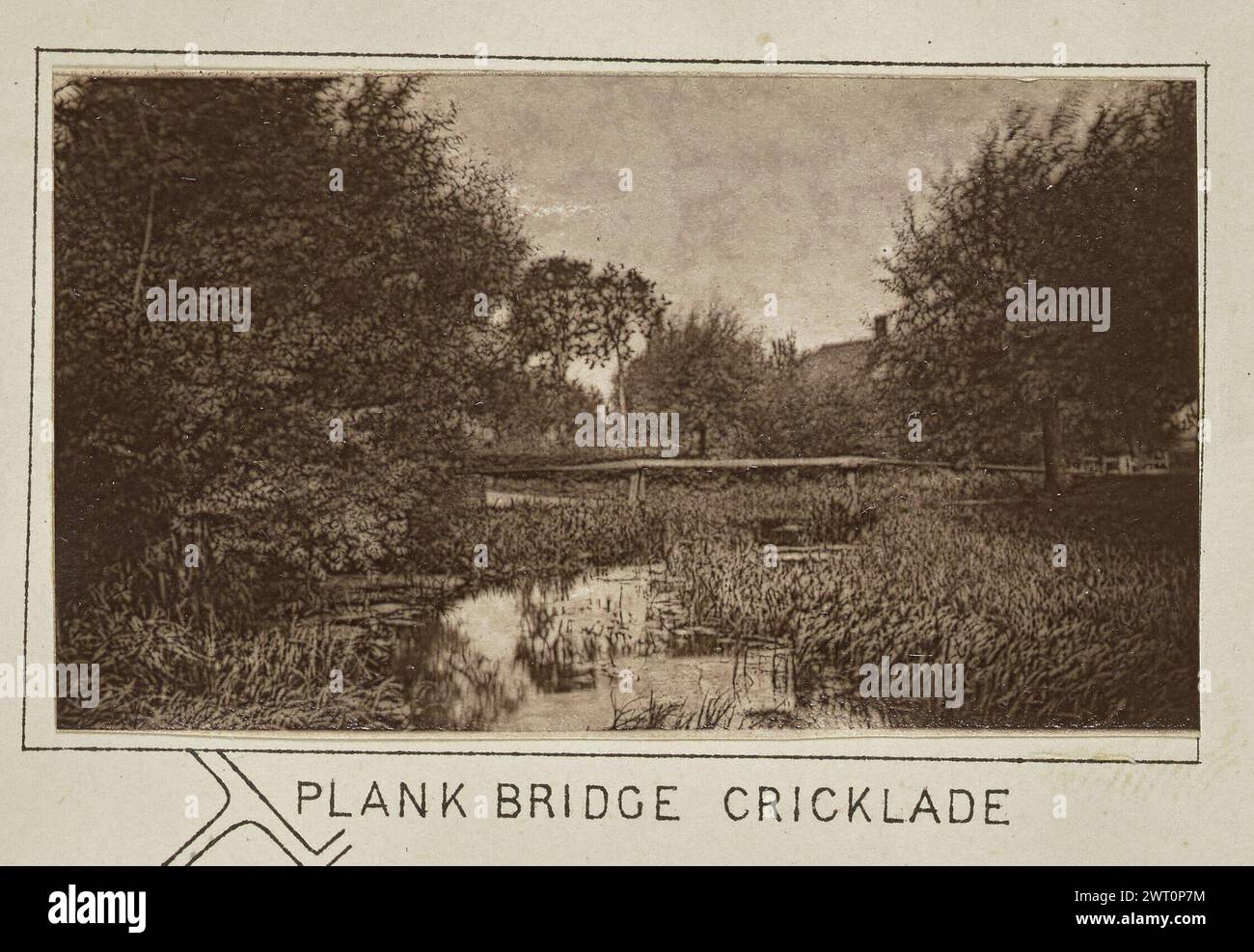 Plank Bridge Cricklade. Henry W. Taunt, photographer (British, 1842 ...