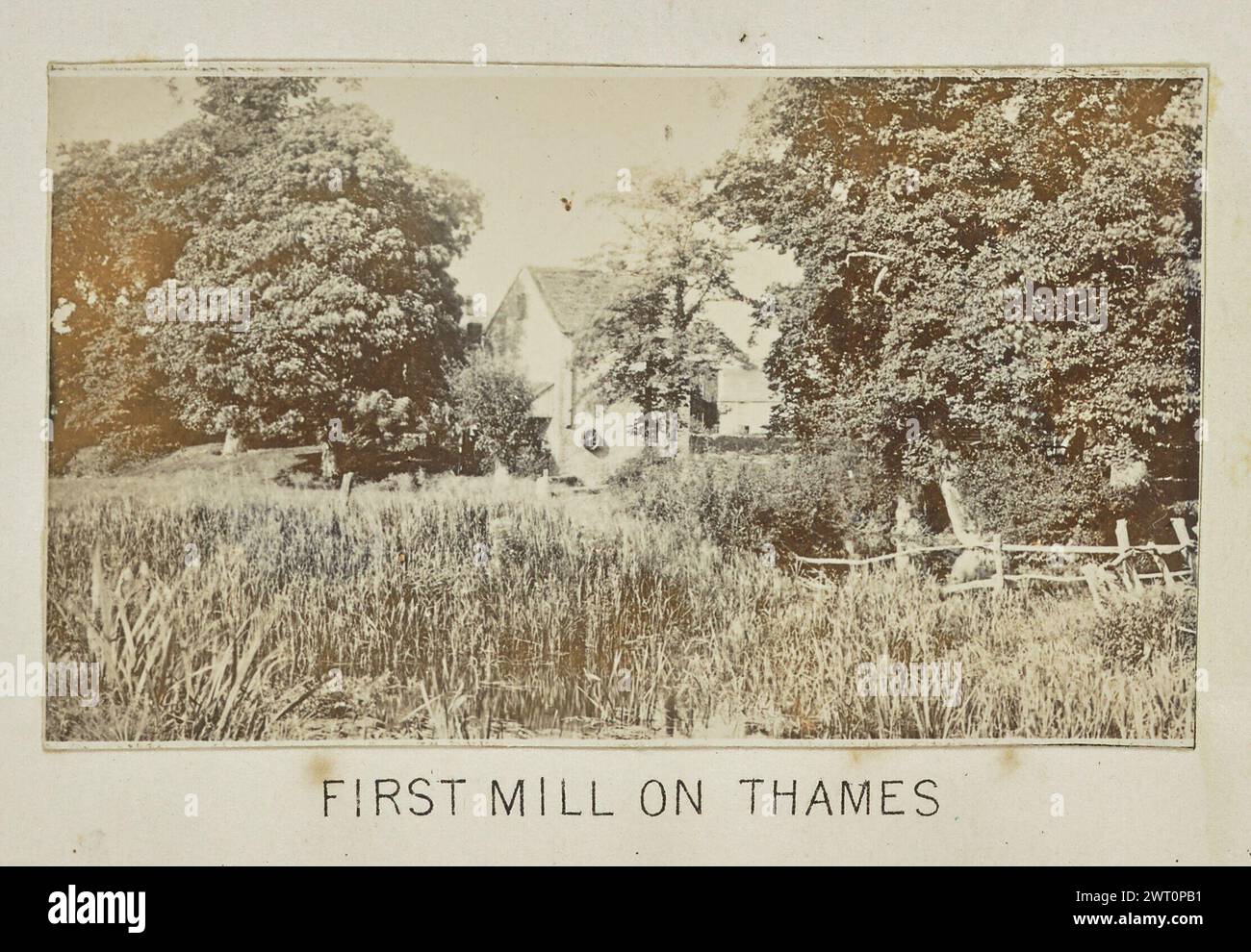 First Mill on Thames. Henry W. Taunt, photographer (British, 1842 ...