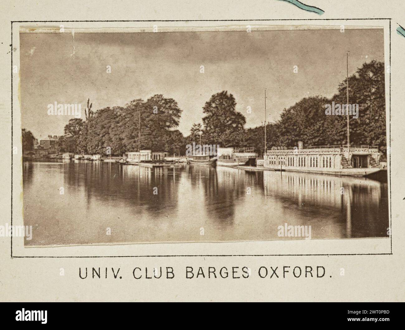 University Club Barges Oxford. Henry W. Taunt, photographer (British ...