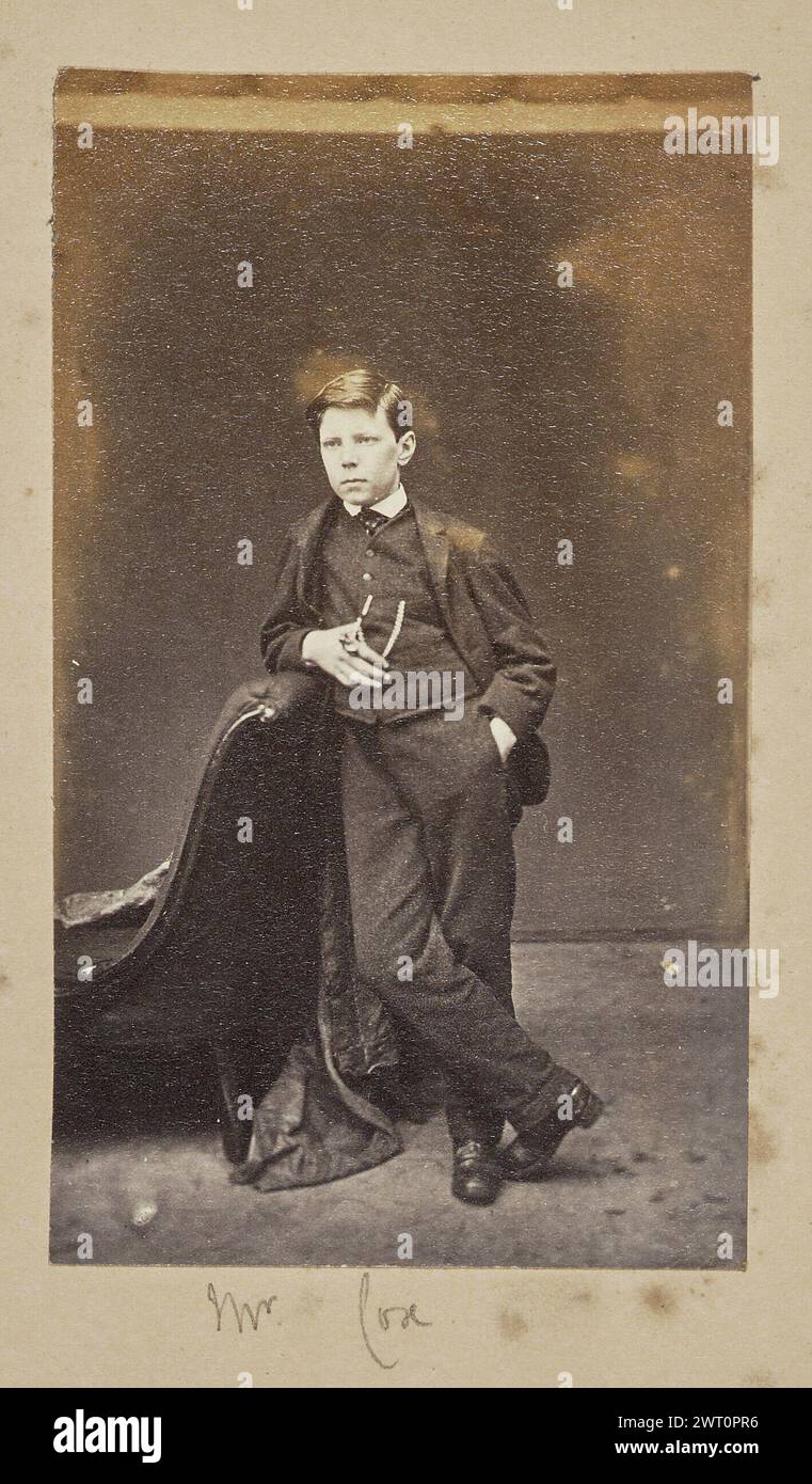 Mr. Cox. Probably Sir John Joscelyn Coghill, photographer (Irish, 1826 ...