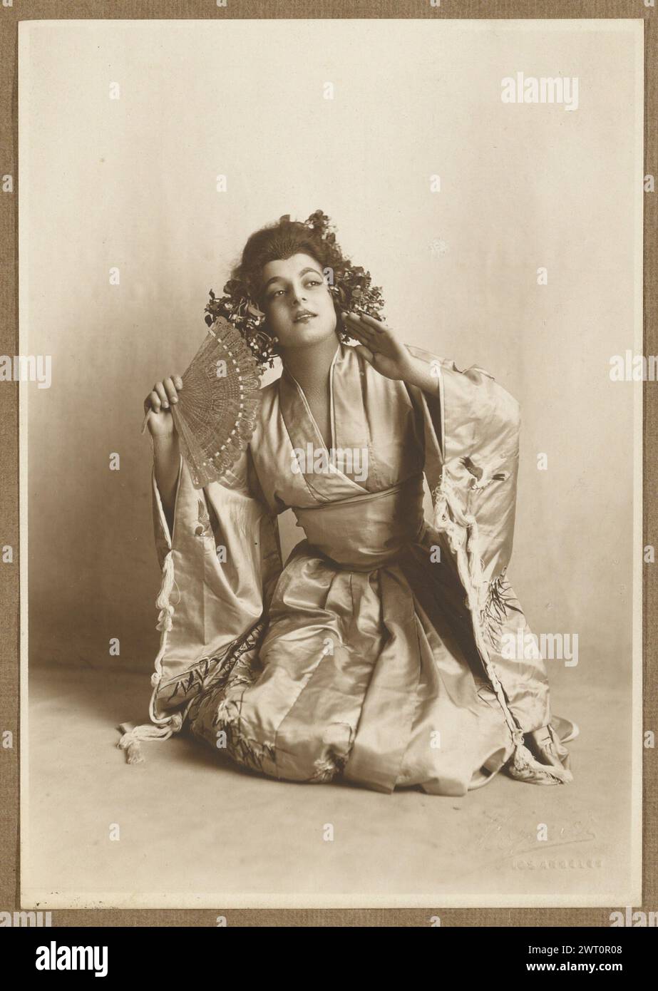 Woman in Oriental costume. A. Louis Mojonier, photographer (American ...