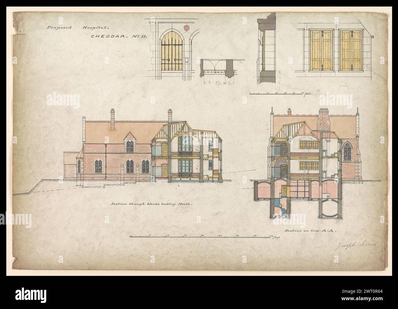 St. Michael's Home, Cheddar Axbridge, Somerset, 1878-1882: Various ...