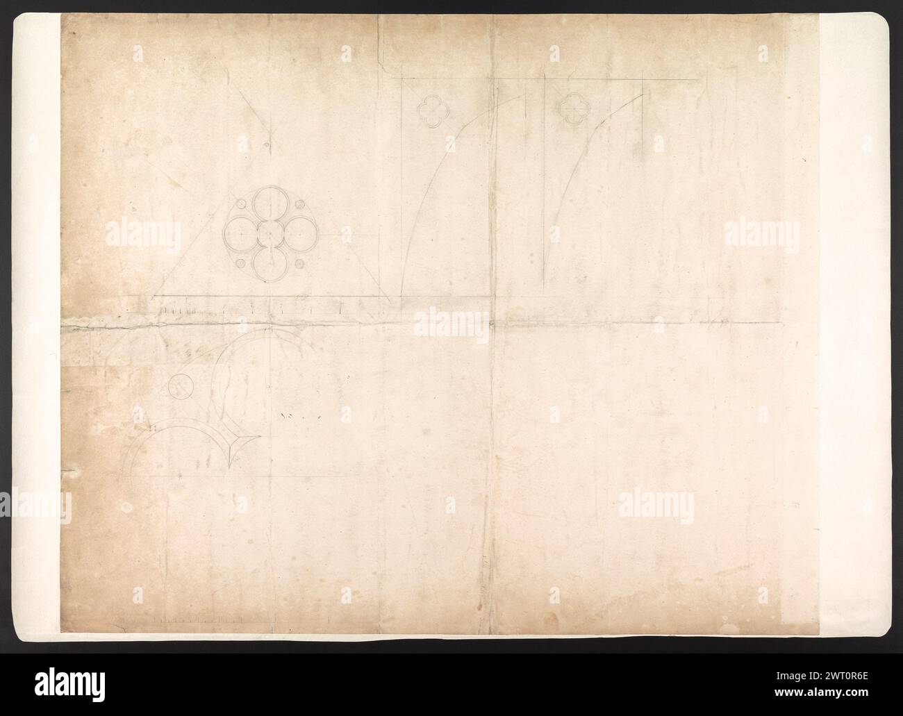 Great Mongeham Church Kent, circa 1844. Butterfield, William circa 1844 ...