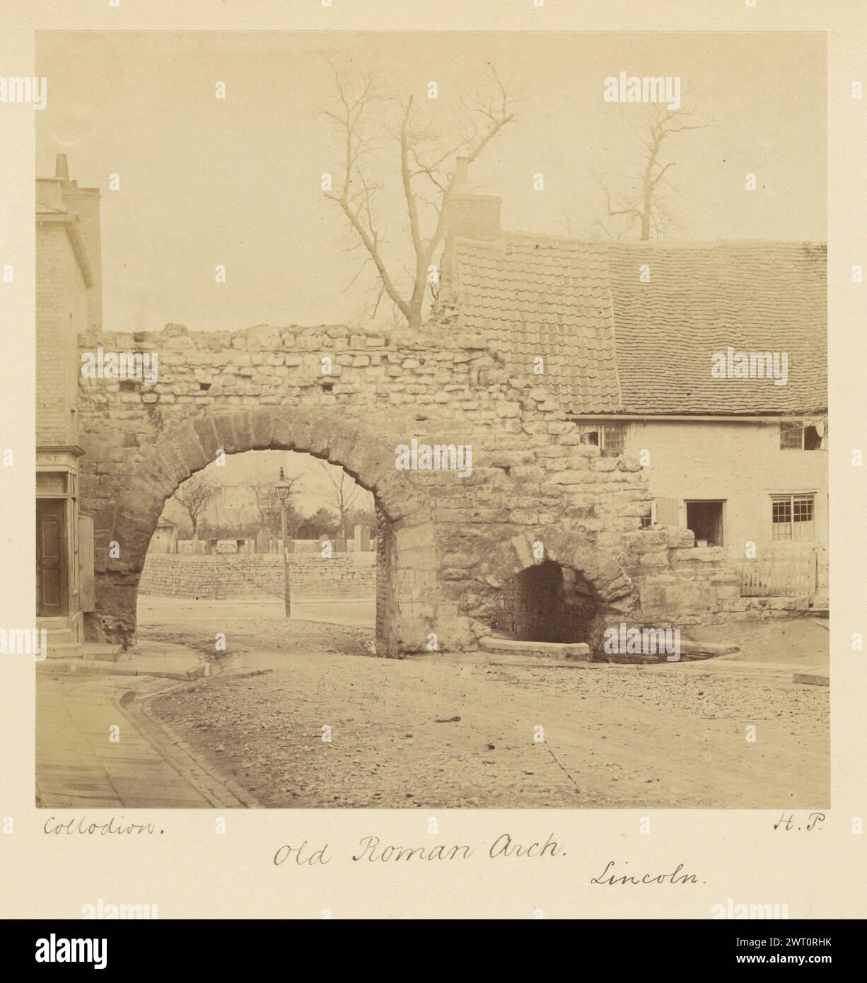 Old Roman Arch, Lincoln. Henry Pollock, photographer (British, 1826 ...