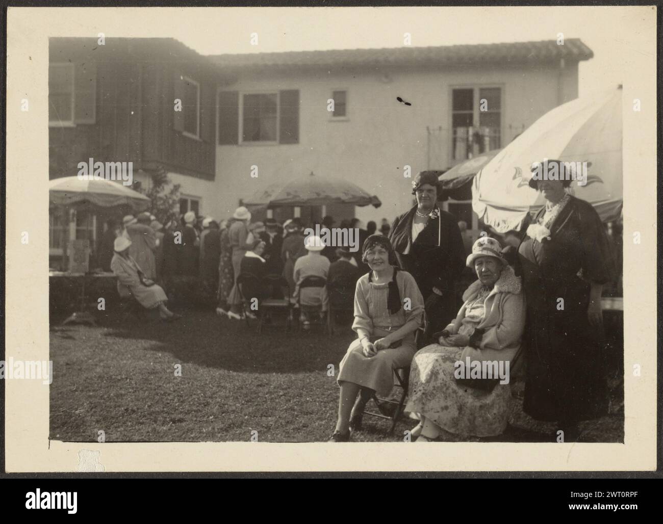 Mrs. Fleckenstein and Florence at Garden Party. Louis Fleckenstein ...