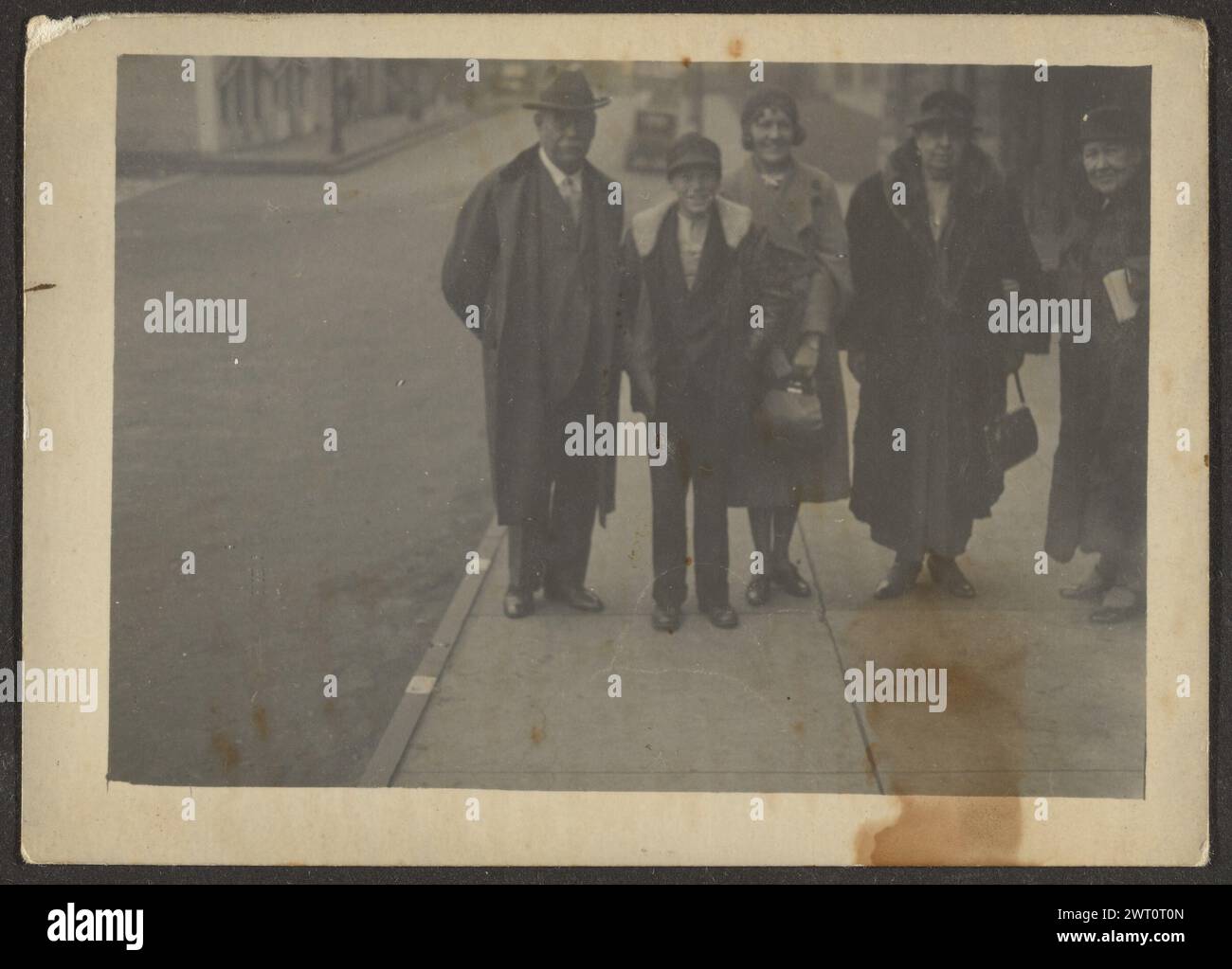 Fleckenstein Family Portrait on Sidewalk. Louis Fleckenstein ...