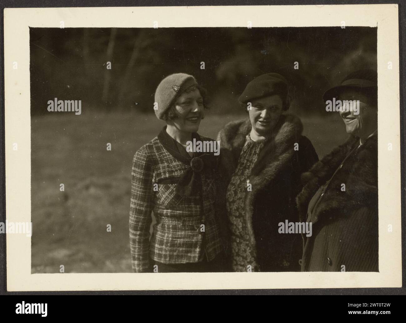 Florence and Mrs. Fleckenenstein with Third Woman Outside. Louis ...