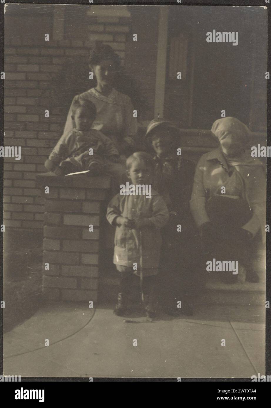 Family Portrait on Steps. Louis Fleckenstein, photographer (American ...