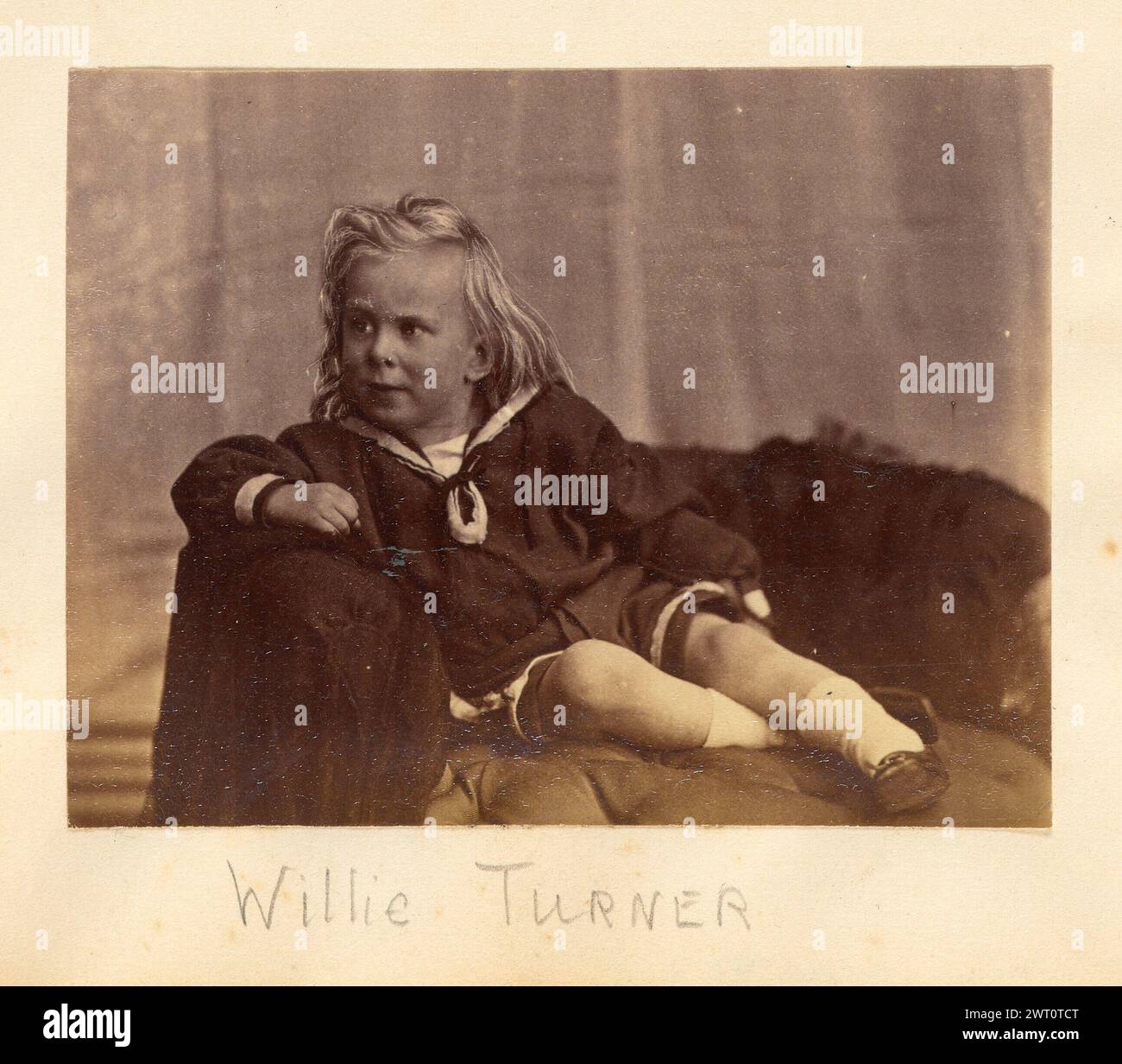 Willie Turner. Unknown, photographer 1850s–1870s A portrait of a young ...