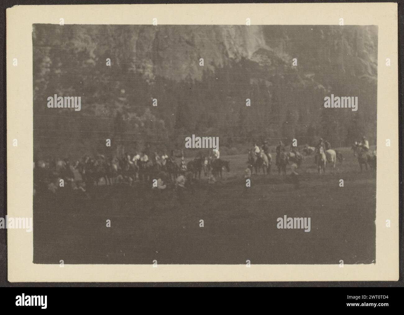 Landscape with Men on Horses. Louis Fleckenstein, photographer ...
