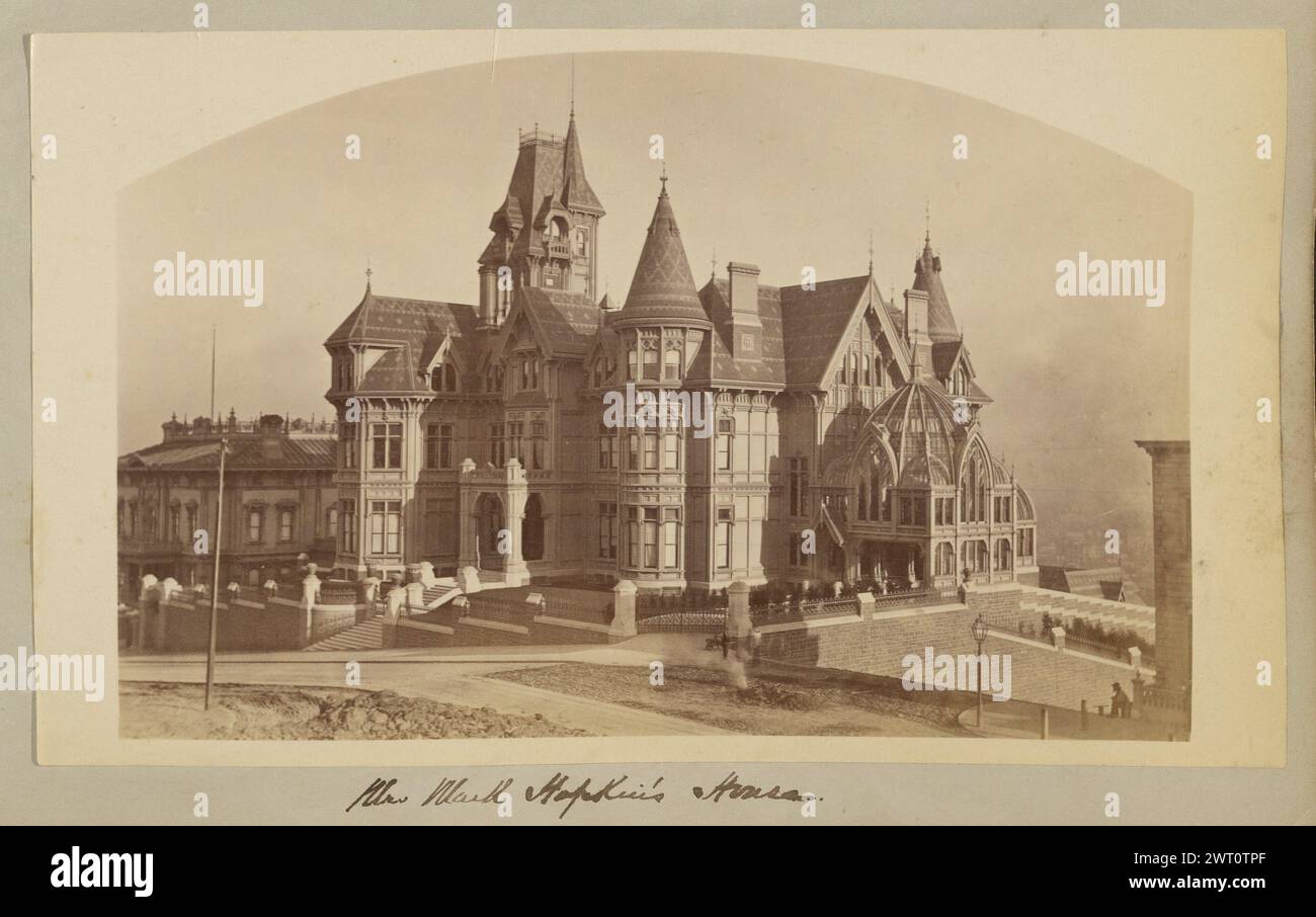Mr. Mark Hopkin's sic House. Carleton Watkins, photographer (American ...