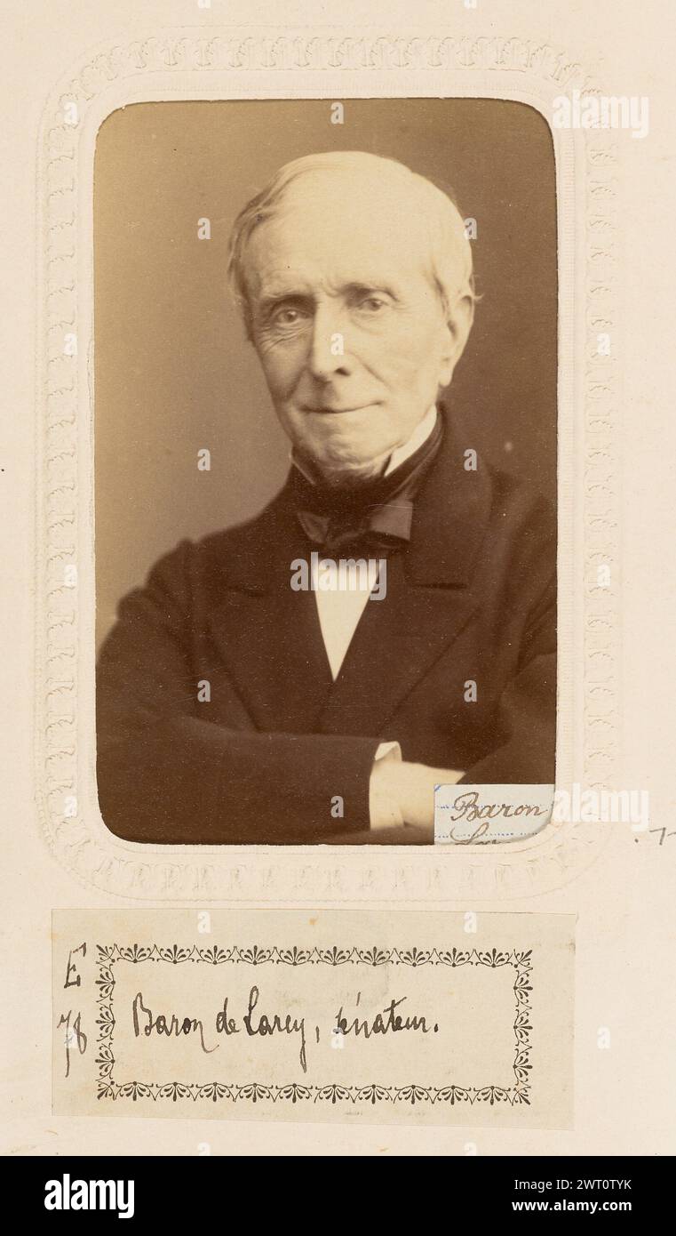 Baron de Larcy, sénateur. Jean-Nicolas Truchelut, photographer (French ...