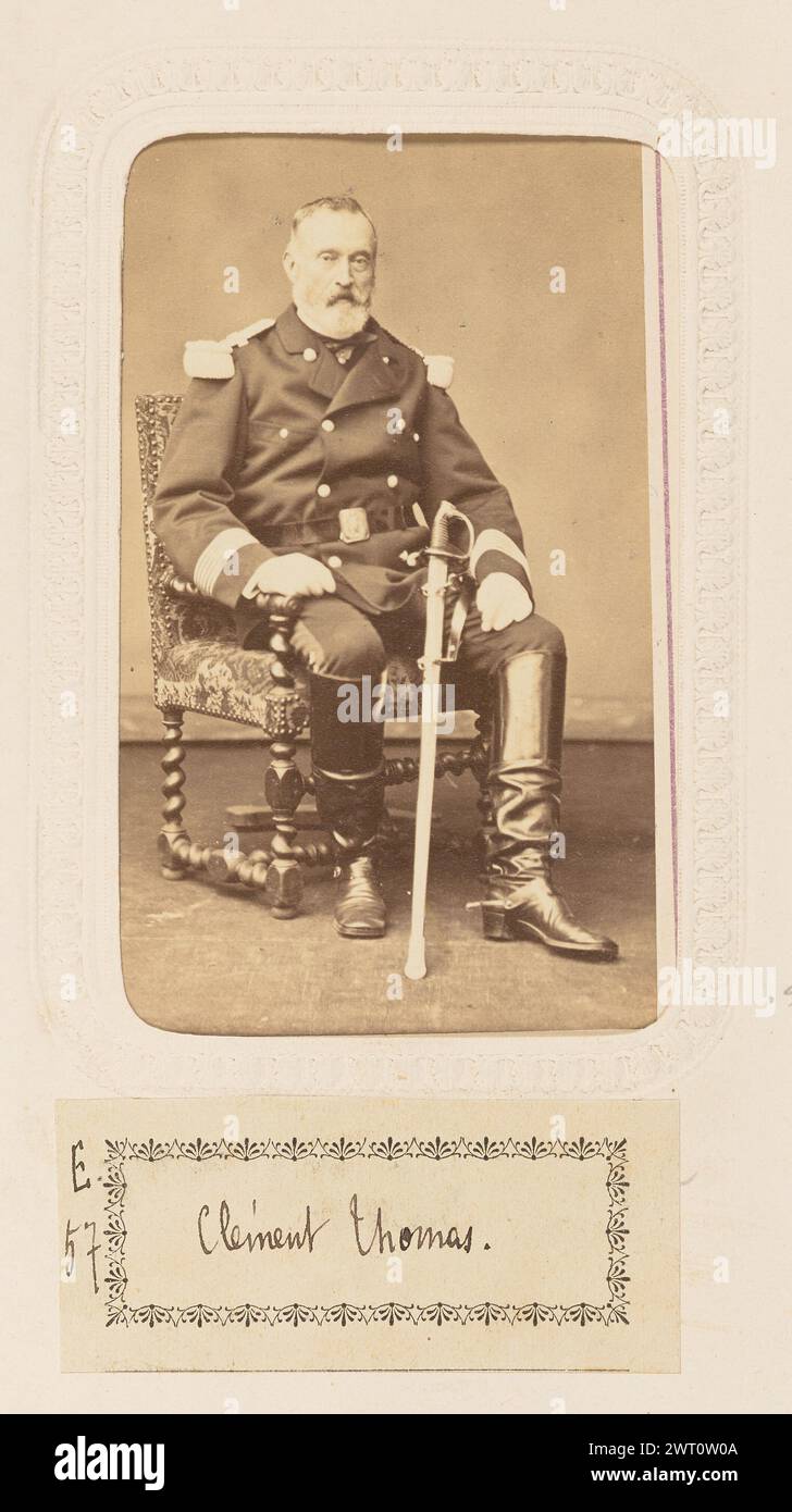 Clément Thomas. Pierre Petit, photographer (French, 1832 - 1909) about ...