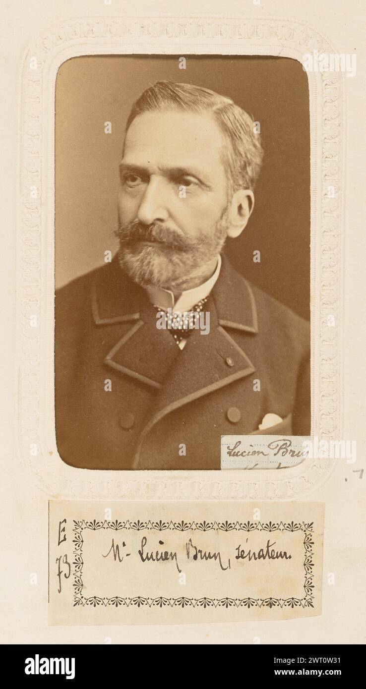 Lucien Brun, sénateur. Jean-Nicolas Truchelut, photographer (French ...
