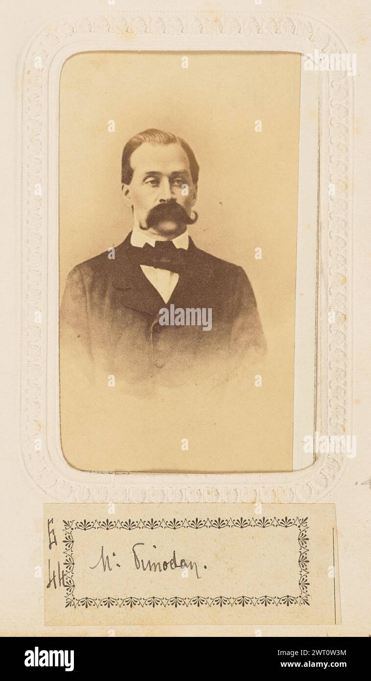 Marquis de Pimodan. Disdéri & Cie., photographer before 1860 A portrait ...