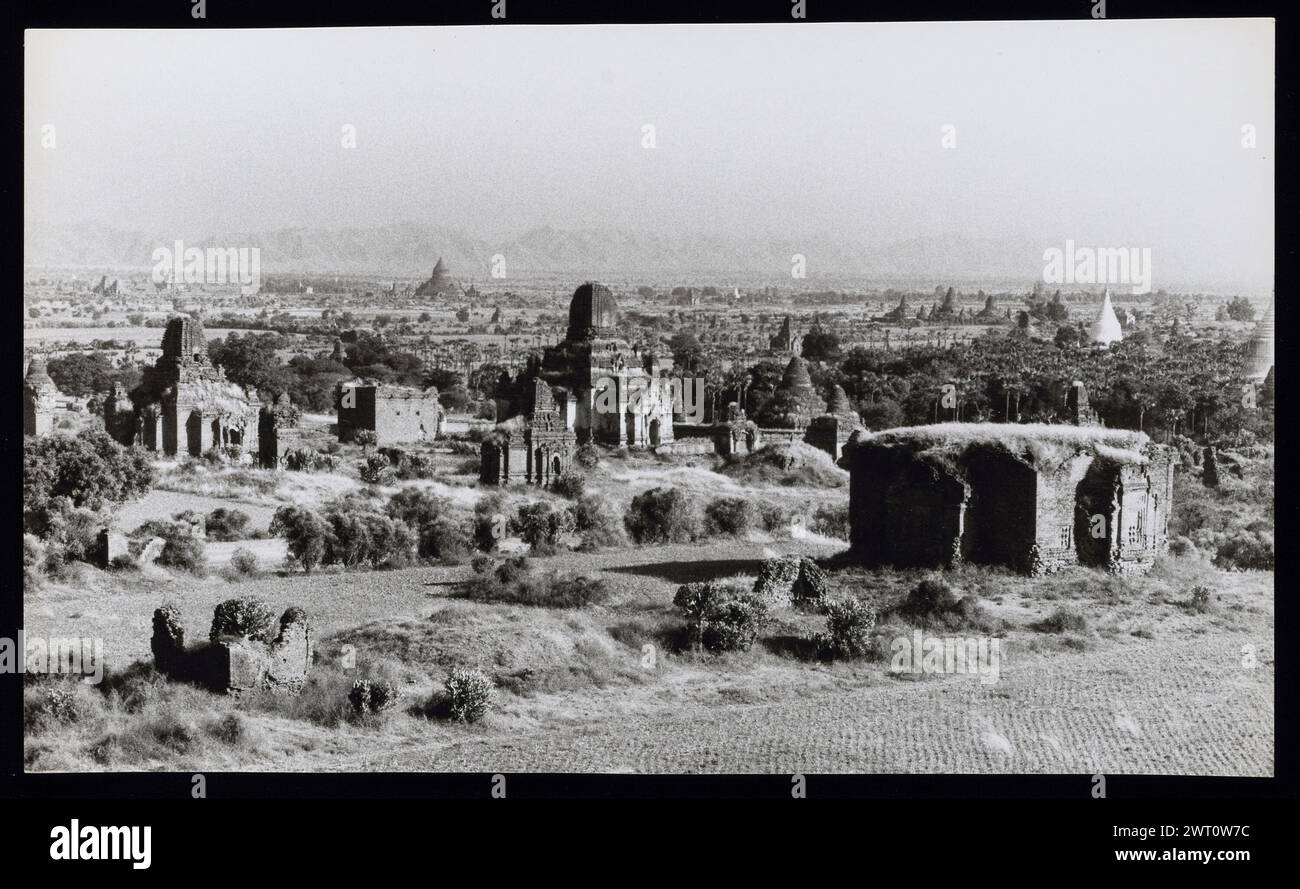 Myanmar (Burma) Pagan Panoramas Unpublished image 2. Swaan, Wim. 1966 ...