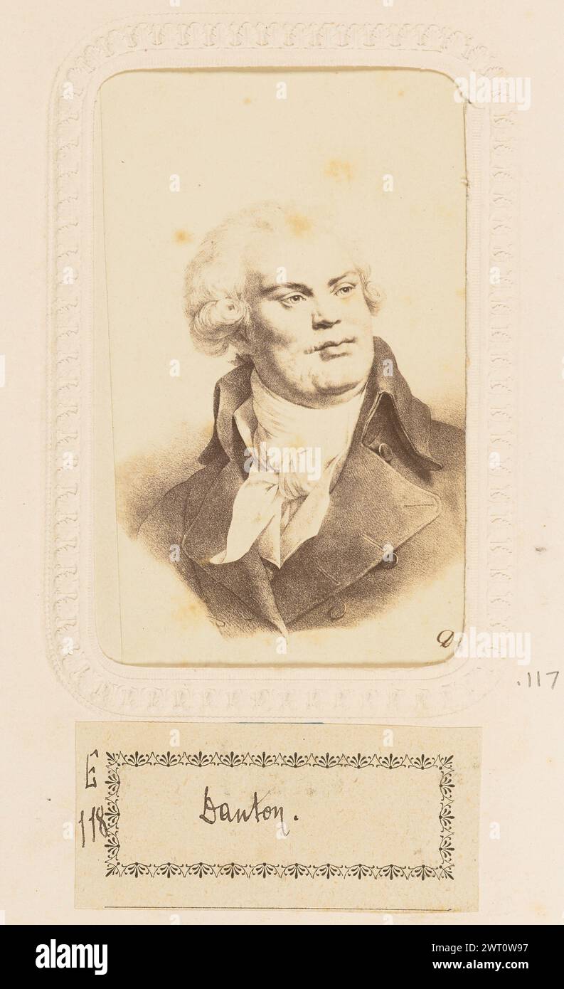 Danton. Unknown, photographer about 1860–1880 A photograph of an ...