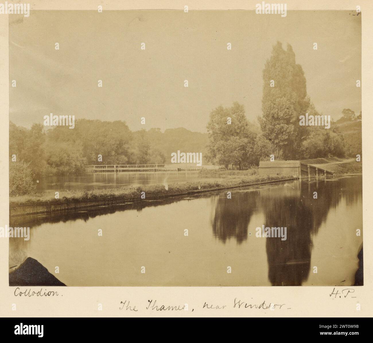 The Thames, near Windsor. Henry Pollock, photographer (British, 1826 ...