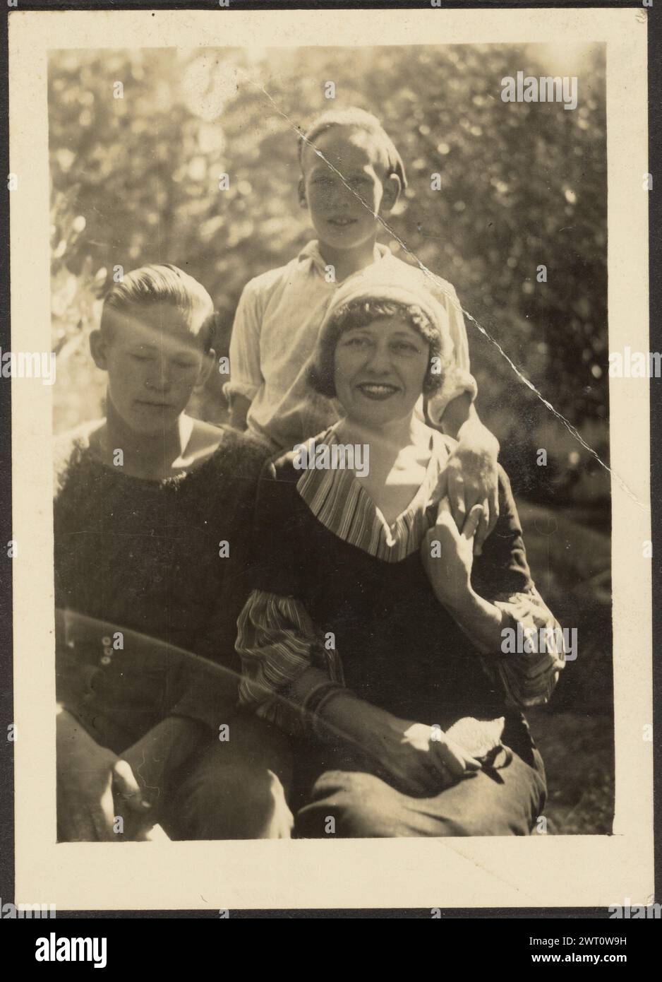 Florence and Her Two Boys. Louis Fleckenstein, photographer (American ...