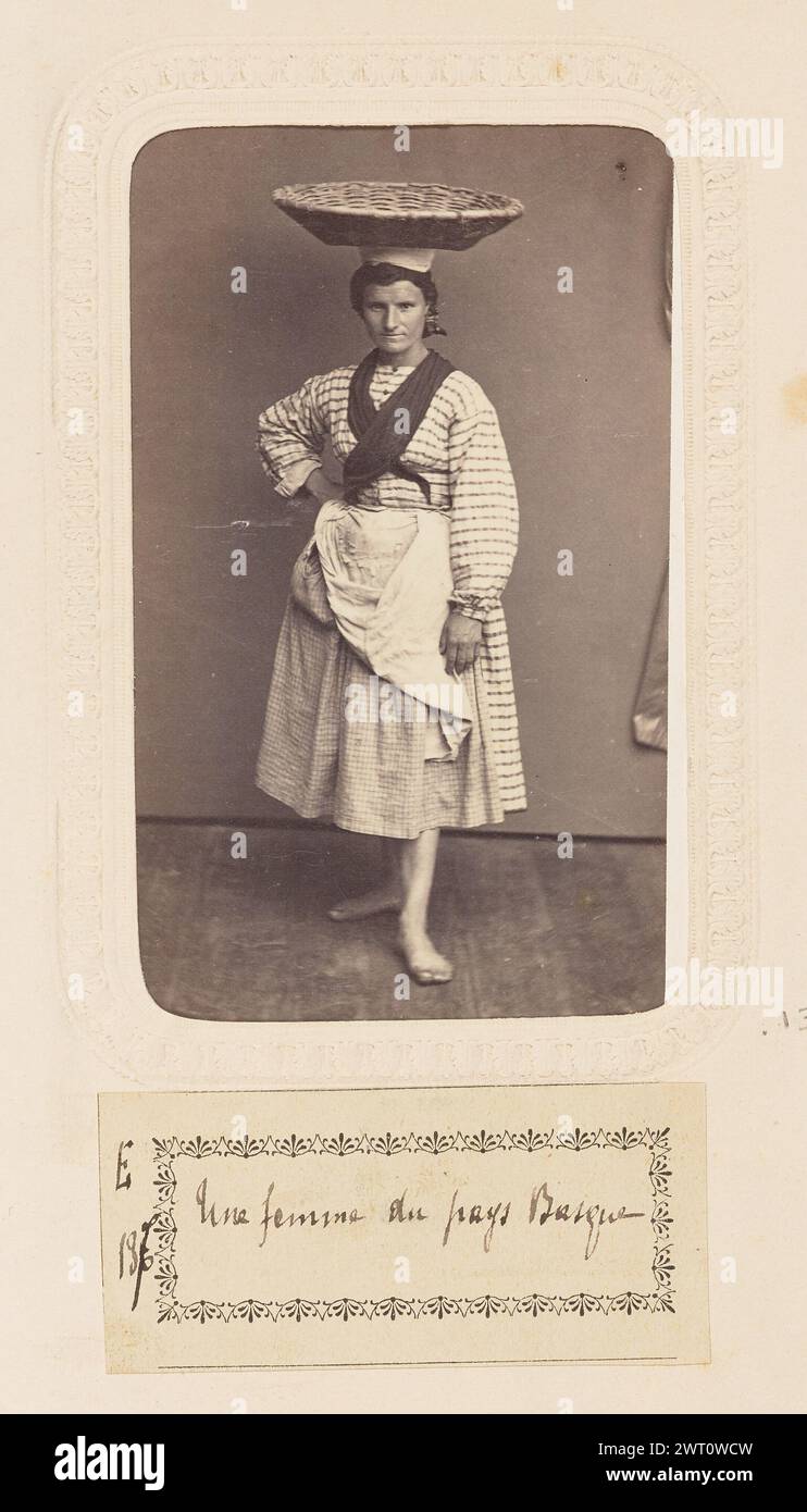 Une femme de Basque. Edmond de Labrador, photographer (French, active ...