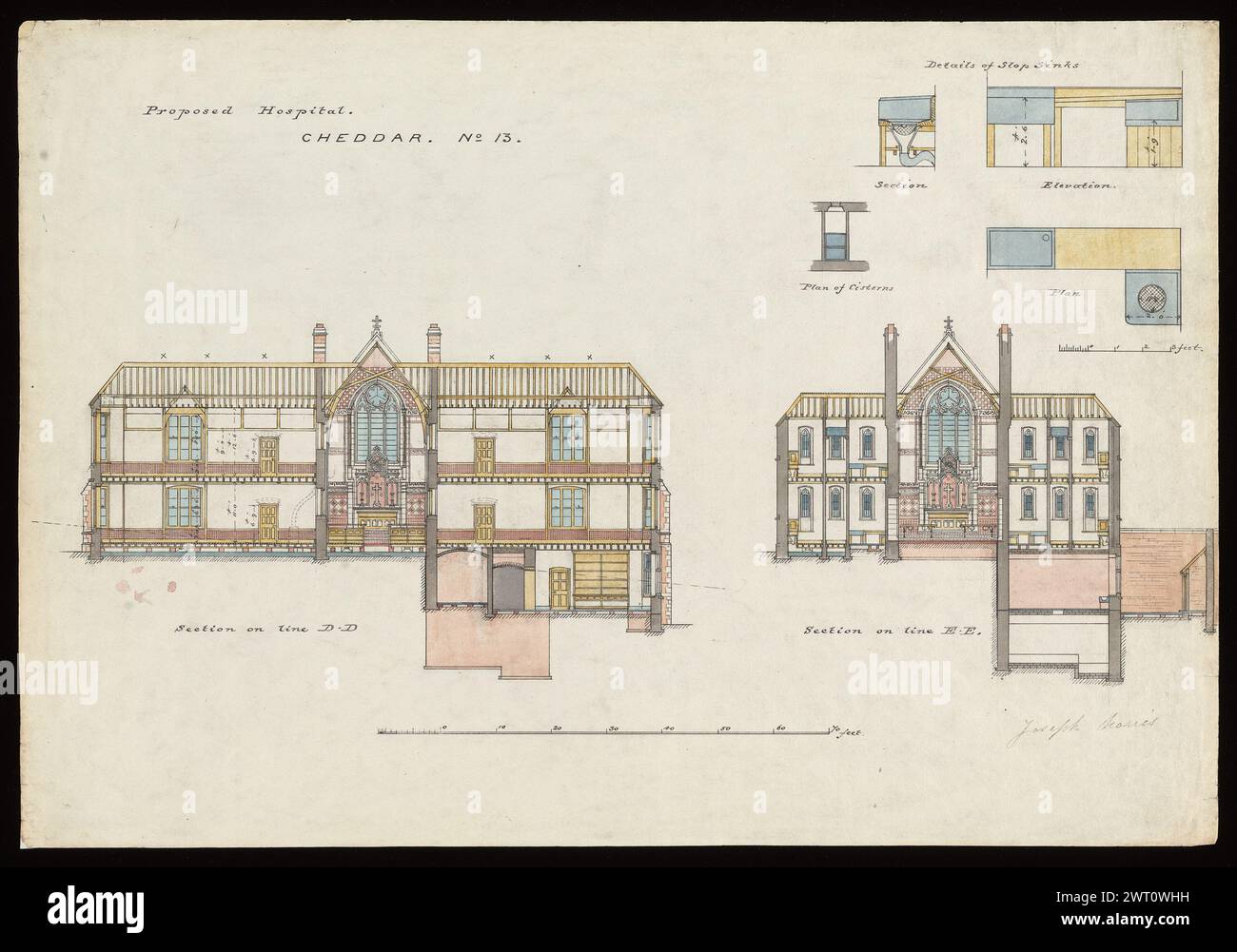 St. Michael's Home, Cheddar Axbridge, Somerset, 1878-1882: Various ...