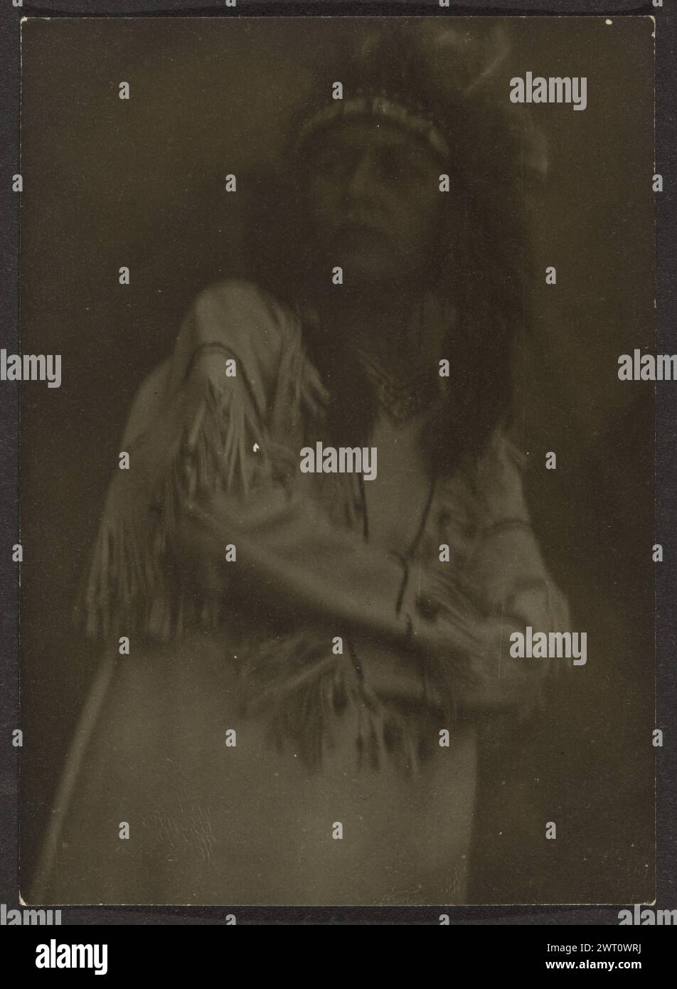 Woman Dressed as Native American. Louis Fleckenstein, photographer ...