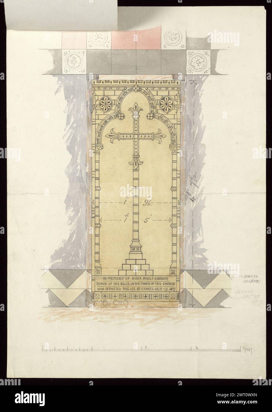 Unknown location: Anna Maria Hanbury, 1879. Butterfield, William 1879 ...